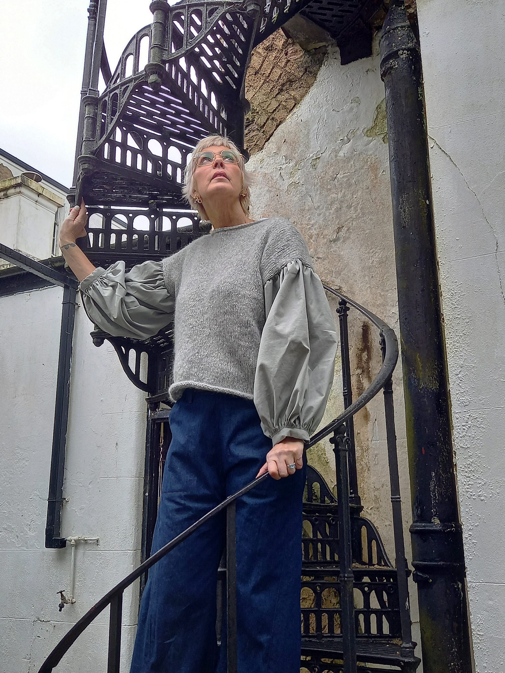 Bloom Top | Pewter – Comhla